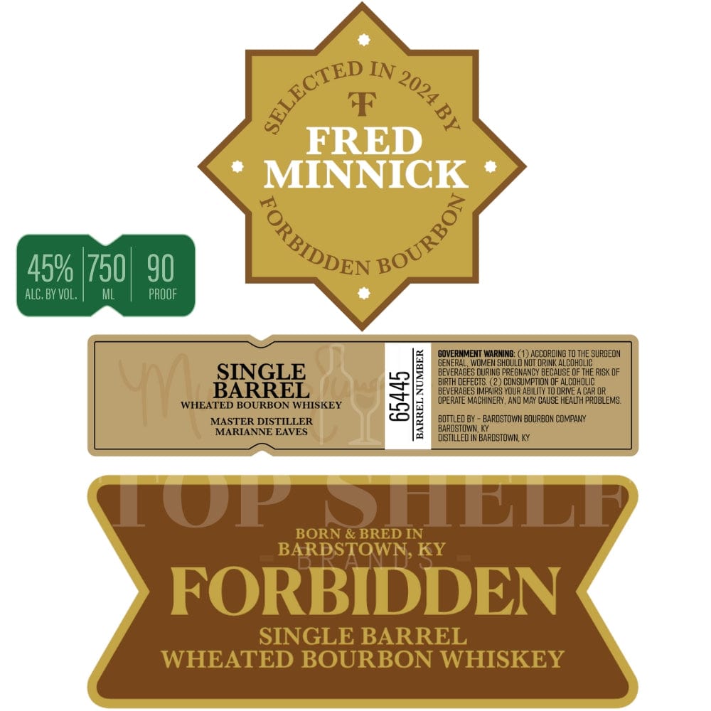 Buy Forbidden Bourbon Selected By Fred Minnick Online – PB Express